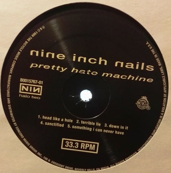 Nine Inch Nails - Pretty Hate Machine LP – Dreams on Vinyl – Vinilos ...