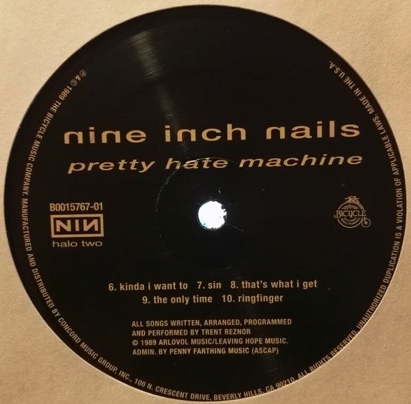 Nine Inch Nails - Pretty Hate Machine LP – Dreams on Vinyl – Vinilos ...