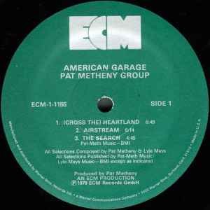 Pat Metheny Group - American Garage LP – Dreams on Vinyl – Vinilo de época