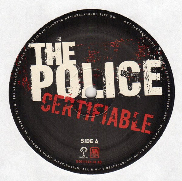 The Police - Certifiable (Live In Buenos Aires) 3LP – Dreams on Vinyl ...