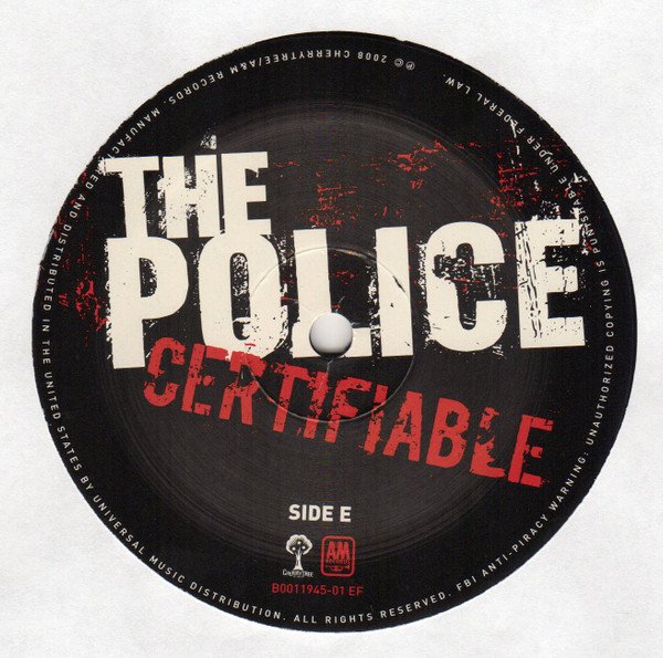 The Police - Certifiable (Live In Buenos Aires) 3LP – Dreams on Vinyl ...