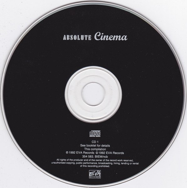 Various - Absolute Cinema 2CD – Dreams on Vinyl – CD de Época