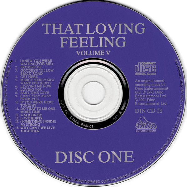 Various - That Loving Feeling Volume V 2CD – Dreams on Vinyl – CD de Época
