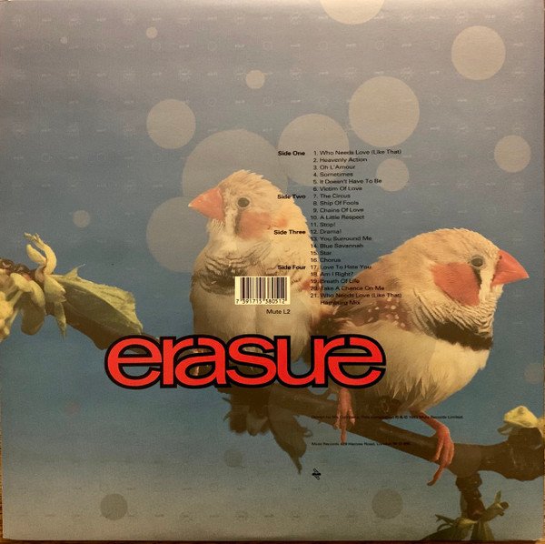 Erasure - Pop! - The First 20 Hits 2LP – Dreams on Vinyl – Vinilo de época