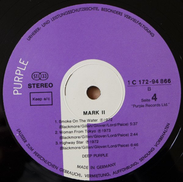Deep Purple - Mark I & II 2LP – Dreams on Vinyl – Vinilo de época
