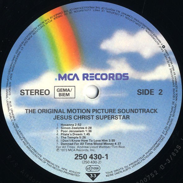 Various - Jesus Christ Superstar (The Original Motion Picture Sound ...